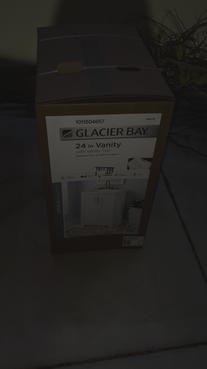 Glacier Bay Brindle Single Sink Bath in White | Bathroom | KSL Classifieds