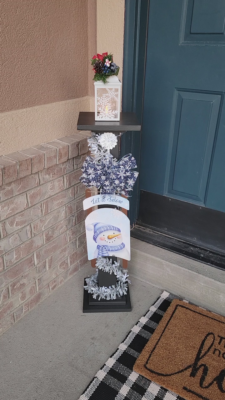 WINTER Entryway/Porch Welcome Post | Home Decor | KSL Classifieds